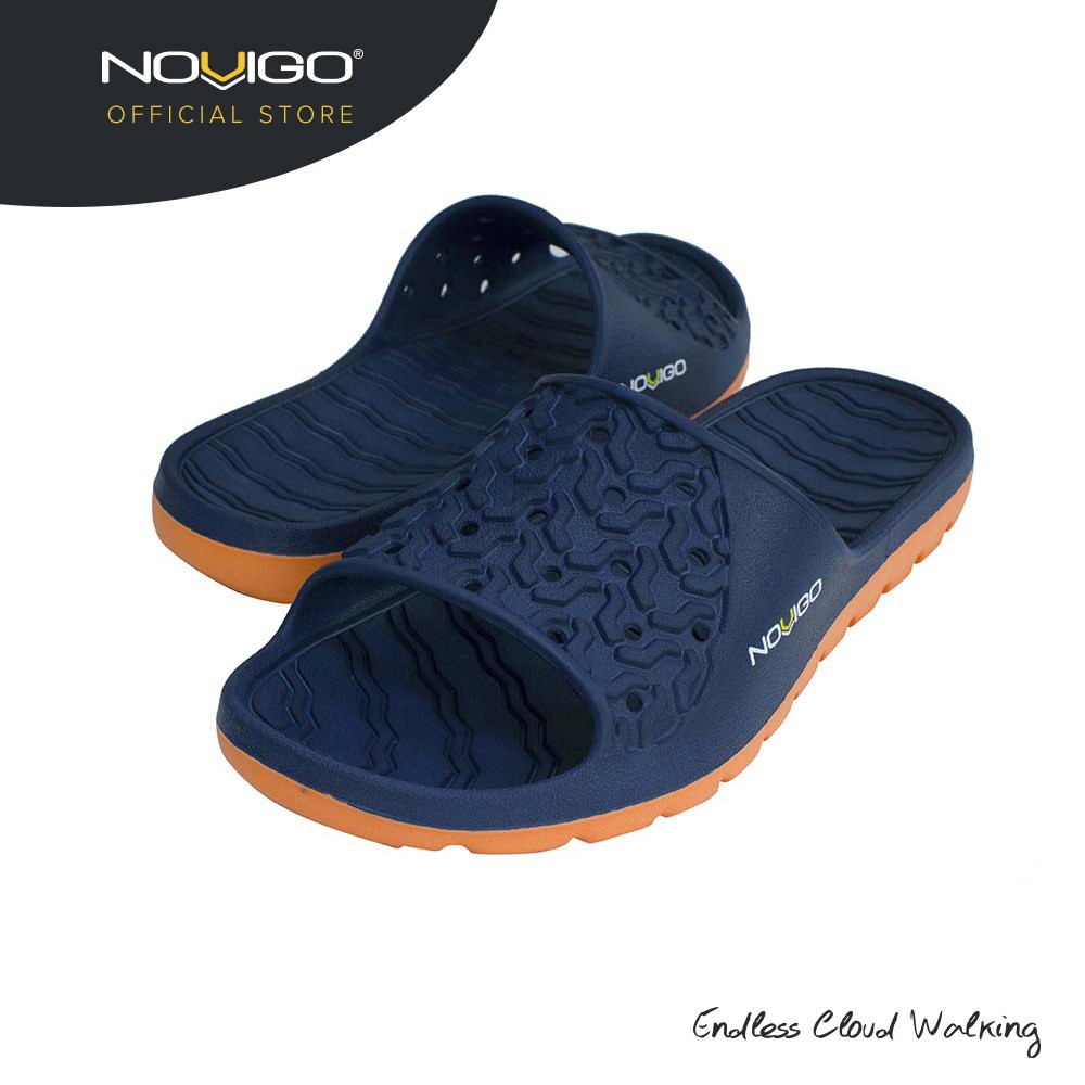 Novigo® Pamplona Dual Density Unisex EVA Sandal (Denim Blue/Salamander ...