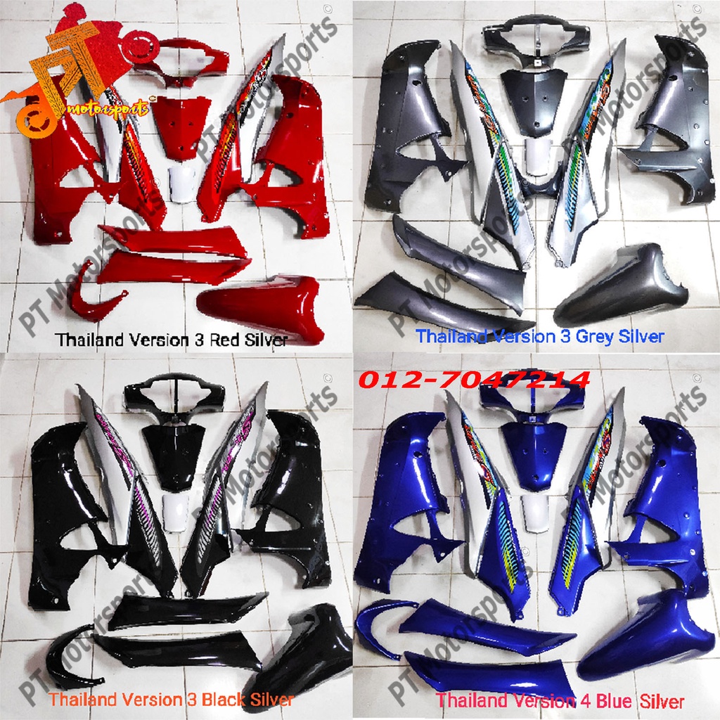 Honda Wave 125S Wave 125 S Cover Set Thailand Version Thai Look Blue ...