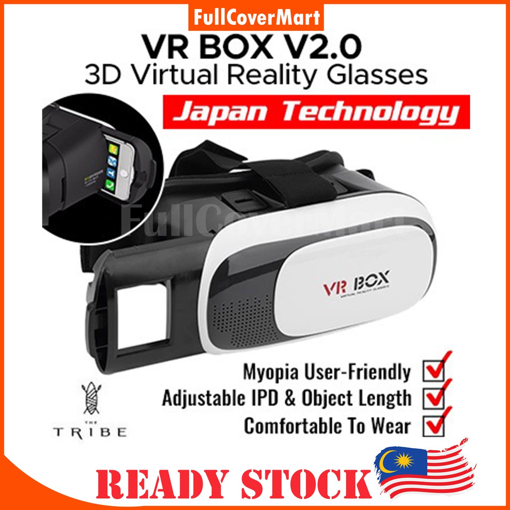 (ACC37) VR BOX Virtual Reality Movies Games 3D Glasses Wireless Video ...
