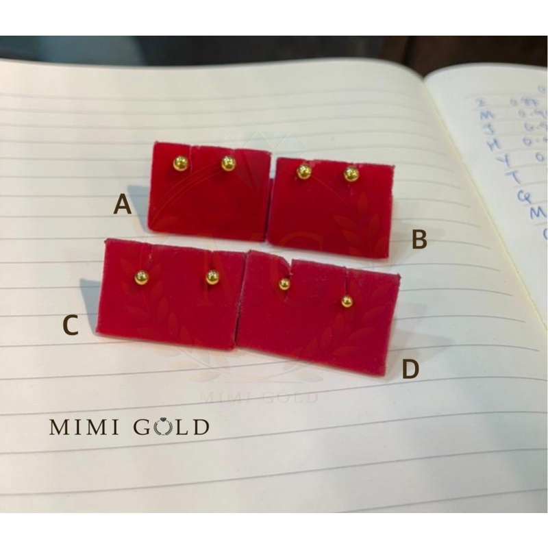 Subang Paku Fesyen Emas 916 (LU) | Shopee Malaysia