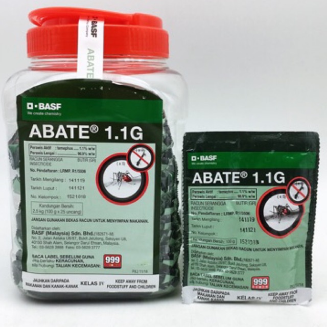 BASF ABATE 1.1 g / ubat jentik jentik jentik 100 g | Shopee Malaysia