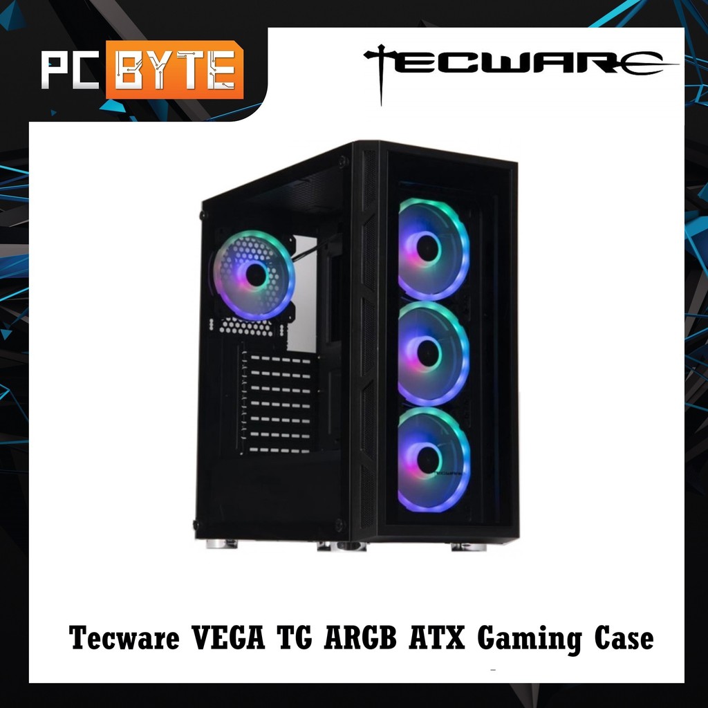 Tecware VEGA TG ARGB ATX Gaming Case | Shopee Malaysia