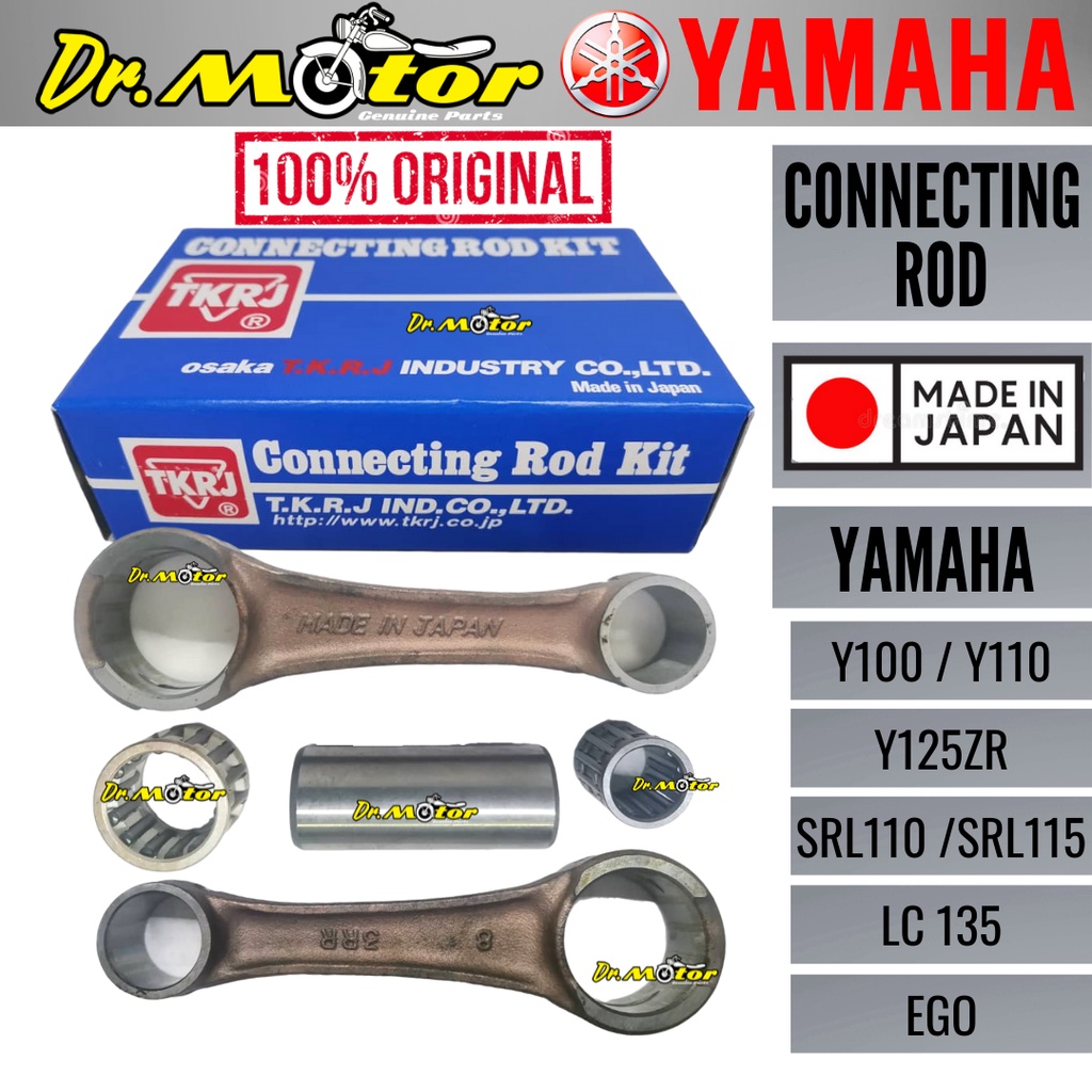 100% ORIGINAL TKRJ Japan Connecting Rod Yamaha RXZ Y125ZR LC135 Y15ZR ...