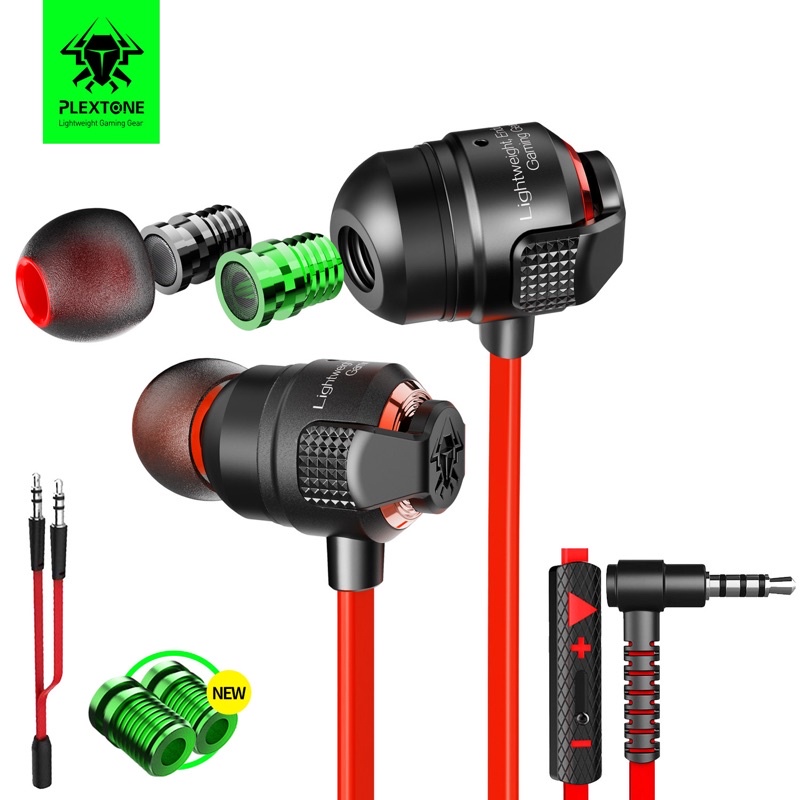 【1Yr Warranty】 PLEXTONE G15 G20 G23 G25 Earphone Gaming E-Sports Metal ...