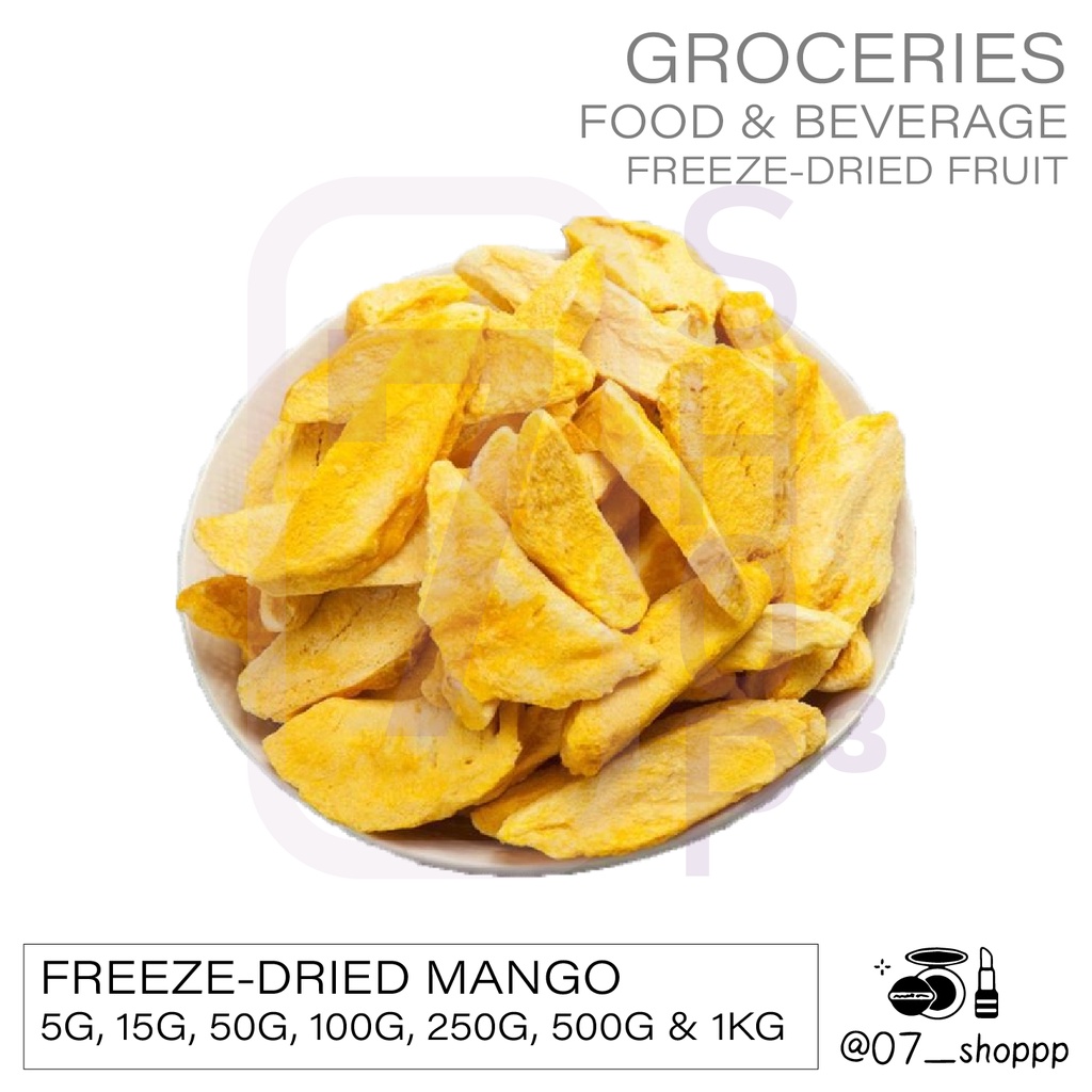 [A1-READY STOCK🥭]（Wholesale 5 gram）Freeze-Dried Fruit Mango | Kering ...