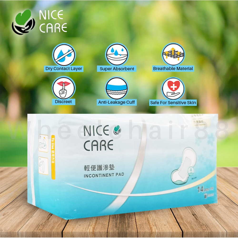 Incontinence Pads(Ladies)1Pack/14pcs,Very Absorbent,Breathable,Discreet ...
