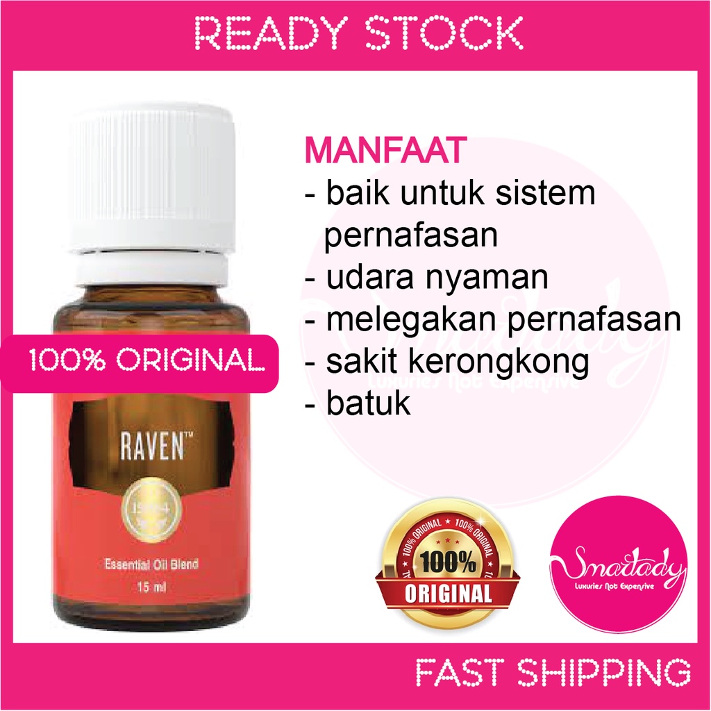 [SL] Young Living Raven essential oil blend 15ml 5ml 2ml / YL pure eo ...