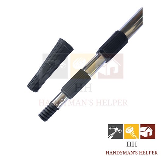 HEAVY DUTY STAINLESS STEEL ROLLER EXTENSION ADJUSTABLE EXTENSION POLE ...