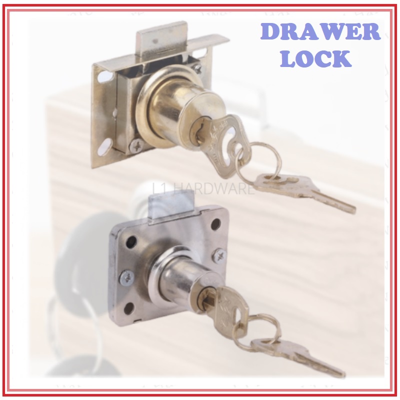 Kunci Laci Pintu Almari Tembaga Copper Core Drawer Lock Cabinet Door ...