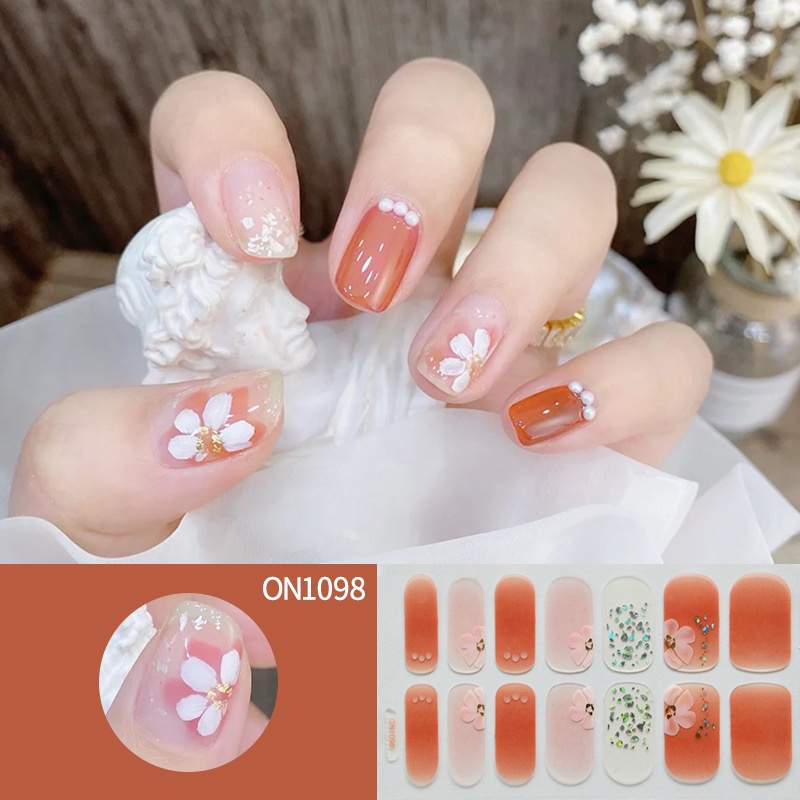 Finger DIY Nail New Sticker 3D Nail Sticker Fashion Toenails Art False ...