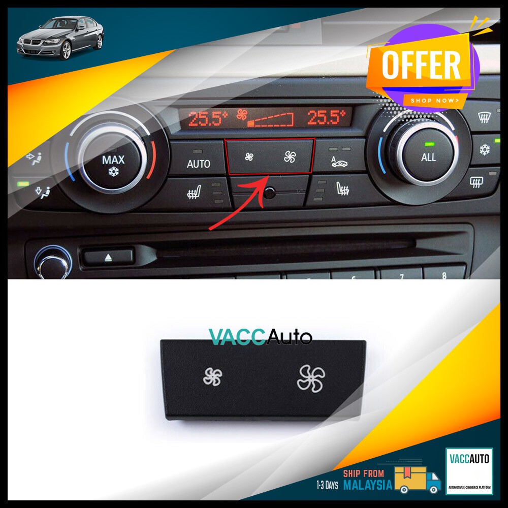 3 5 Series Air Conditioning Control Button A/C Heater Climate E90 E91 ...