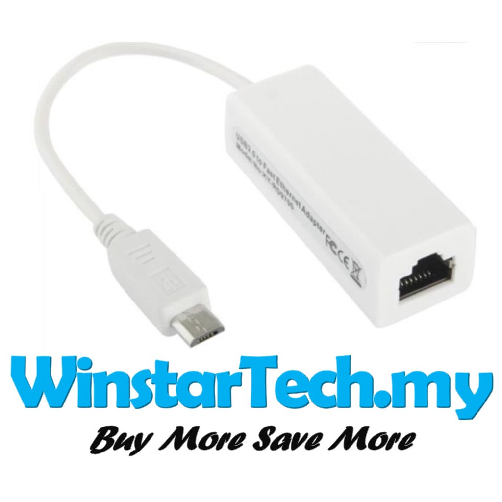 Micro USB To RJ45 LAN Ethernet Network Card Adapter Converter Cable ...