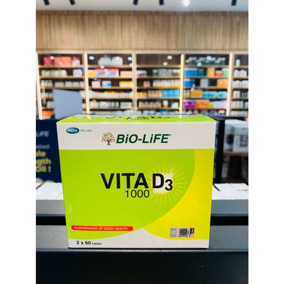 Preferred +】BIO-LIFE VITAMIN D3 1000 60'S | Shopee Malaysia
