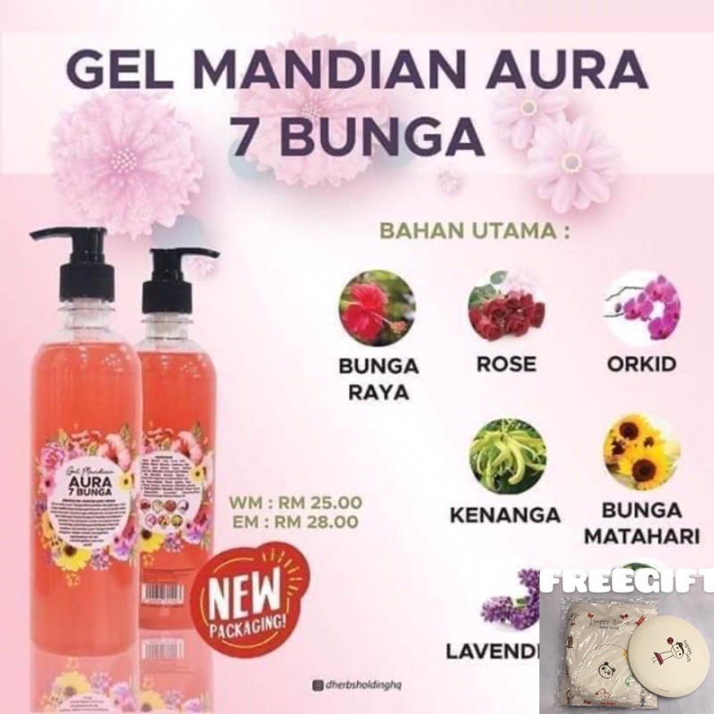 MANDIAN AURA 7 BUNGA 💯 ORIGINAL DHERB | Shopee Malaysia