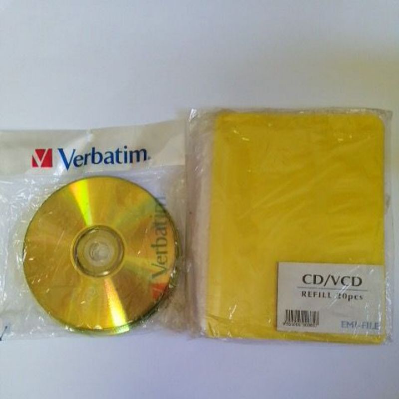 Verbatim CDR Gold and CD/VCD cover refill(FULL SET) | Shopee Malaysia