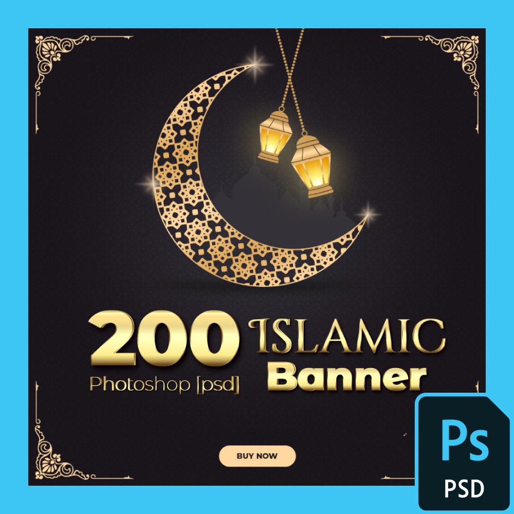 200 Islamic Photoshop Banner / Social Media Design Template PREMIUM ...
