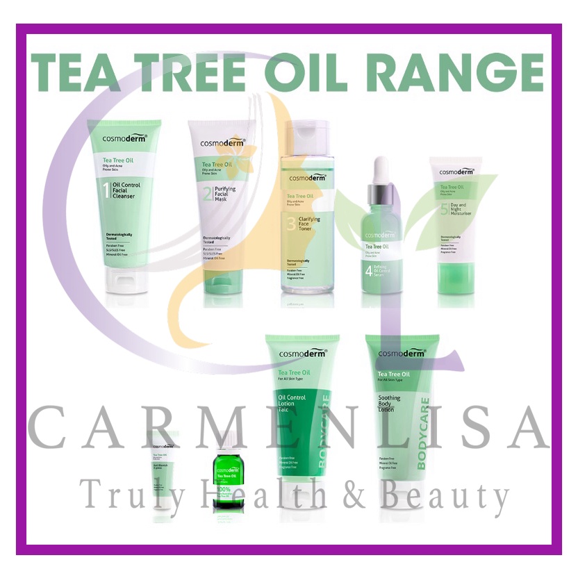 Cosmoderm TEA TREE OIL for OILY AND ACNE PRONE SKIN | Shopee Malaysia