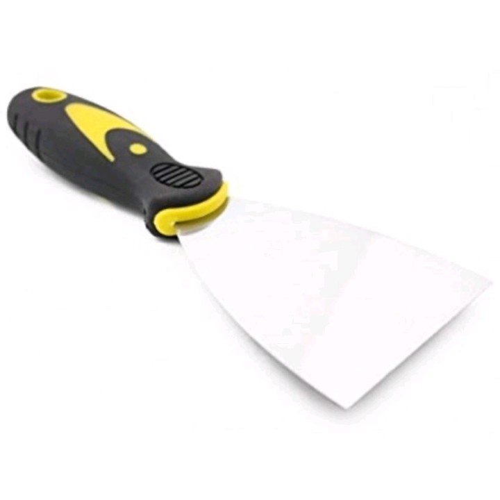 Stainless Steel Scraper with Rubber Handle 1" 1.5" 2" 2.5" 3" 4" 5" 6 ...