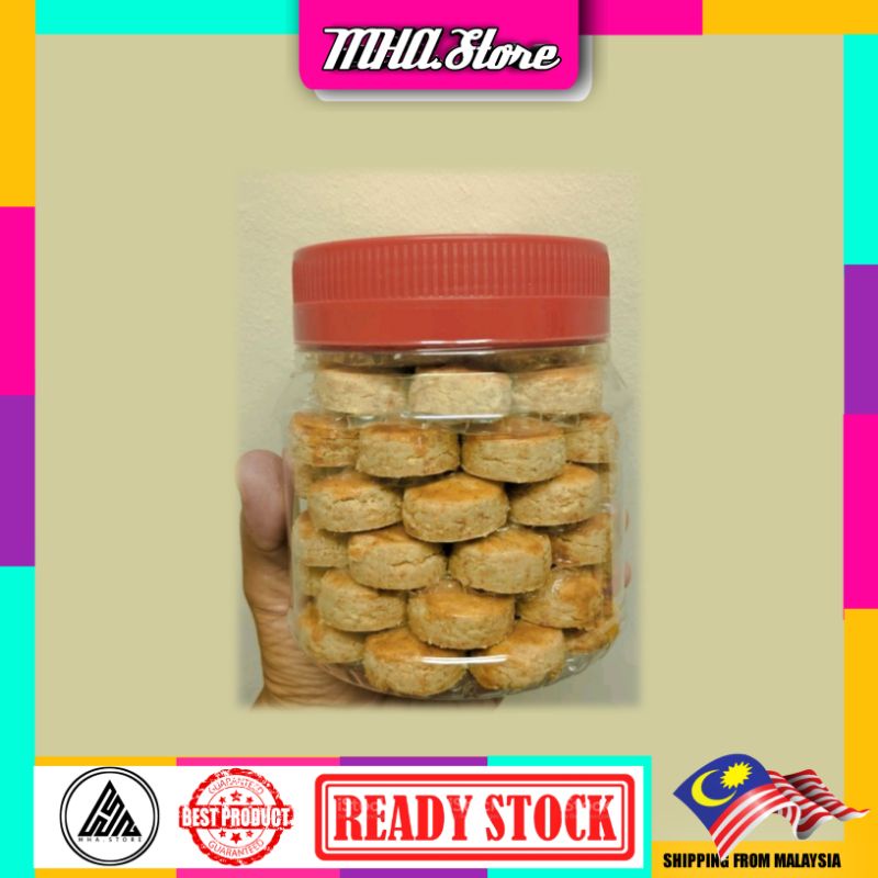 Biskut Mazola (💯 Homemade) Kuih Kacang [1 Balang 50 Pcs] | Shopee Malaysia