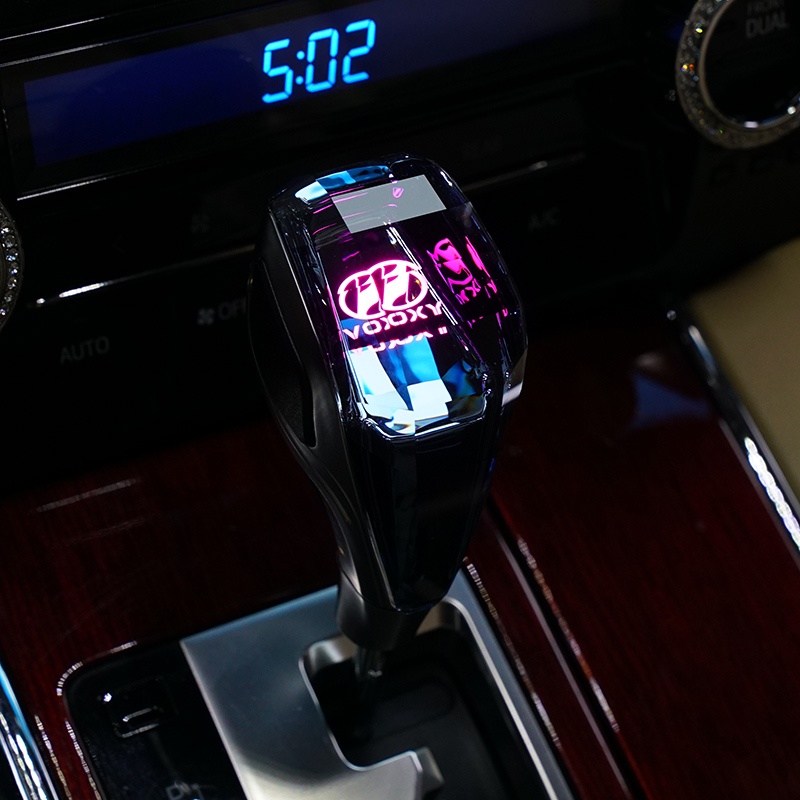Toyota hiace voxy noah 5d diamond 7 color LED Gear shift Knob LED Touch ...