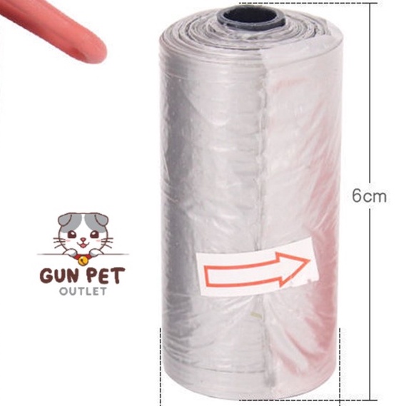 GUN PET Capsule Rubbish Bag Disposable Dispenser Garbage Portable Poop ...
