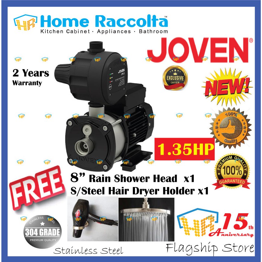 Joven JHP4-50 1.35Hp/1.0KW Automatic Domestic Water Pump Joven 1.35HP JHP450 Water Booster Pump ...