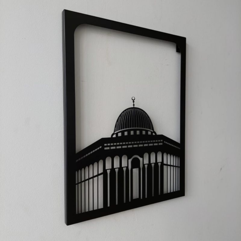 Metal Al Aqsa Wall Art Frame Kufi Khat | Shopee Malaysia
