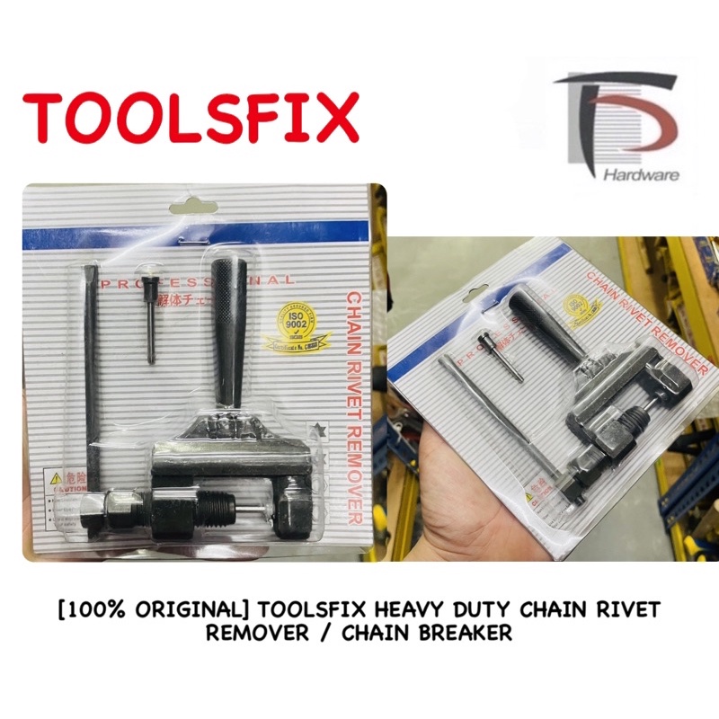 [100% ORIGINAL] TOOLSFIX HEAVY DUTY CHAIN RIVET REMOVER / CHAIN BREAKER ...