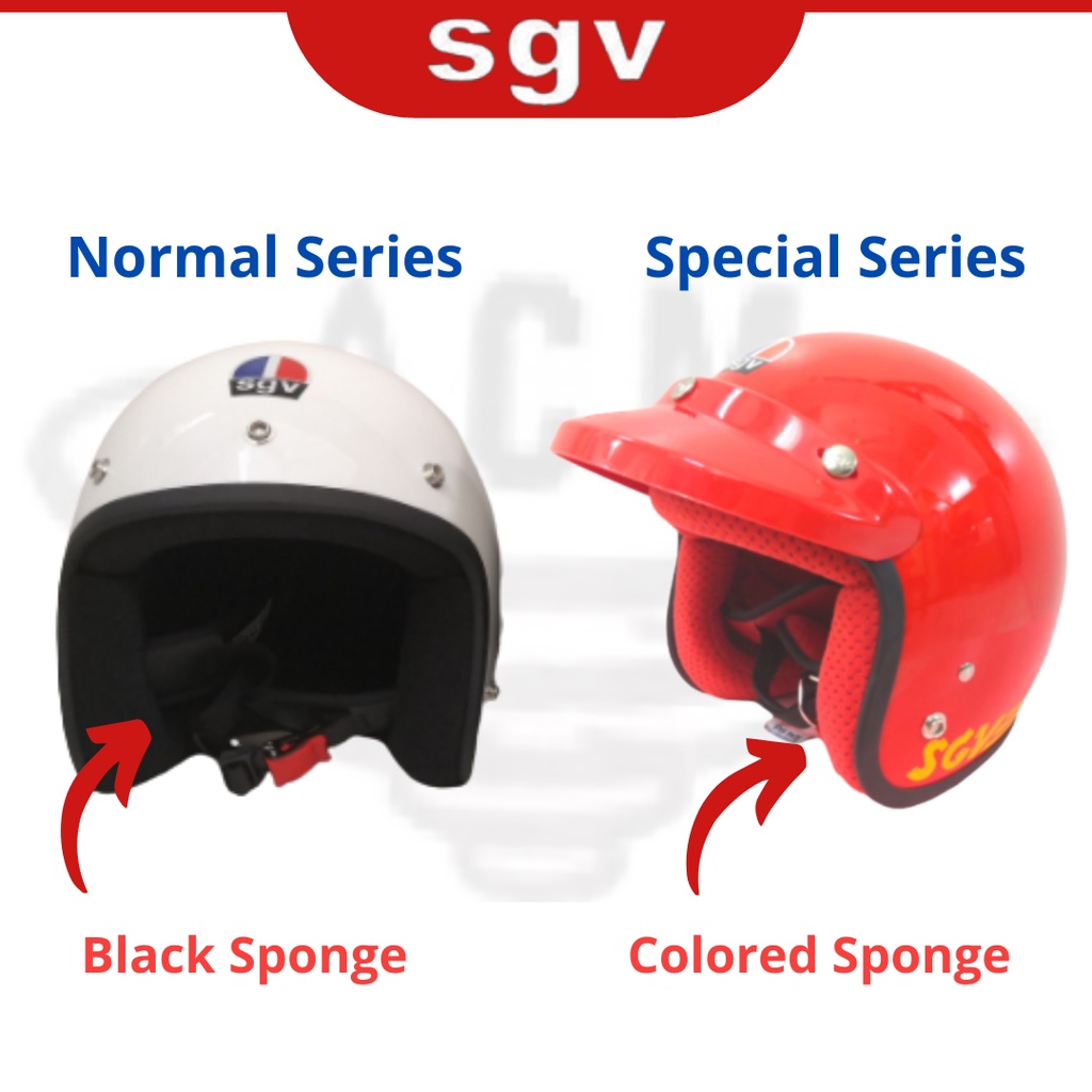 SGV Helmet L XL 100% Original Topi Keledar Motor SGV99 SGV62 SGV 99 62 ...