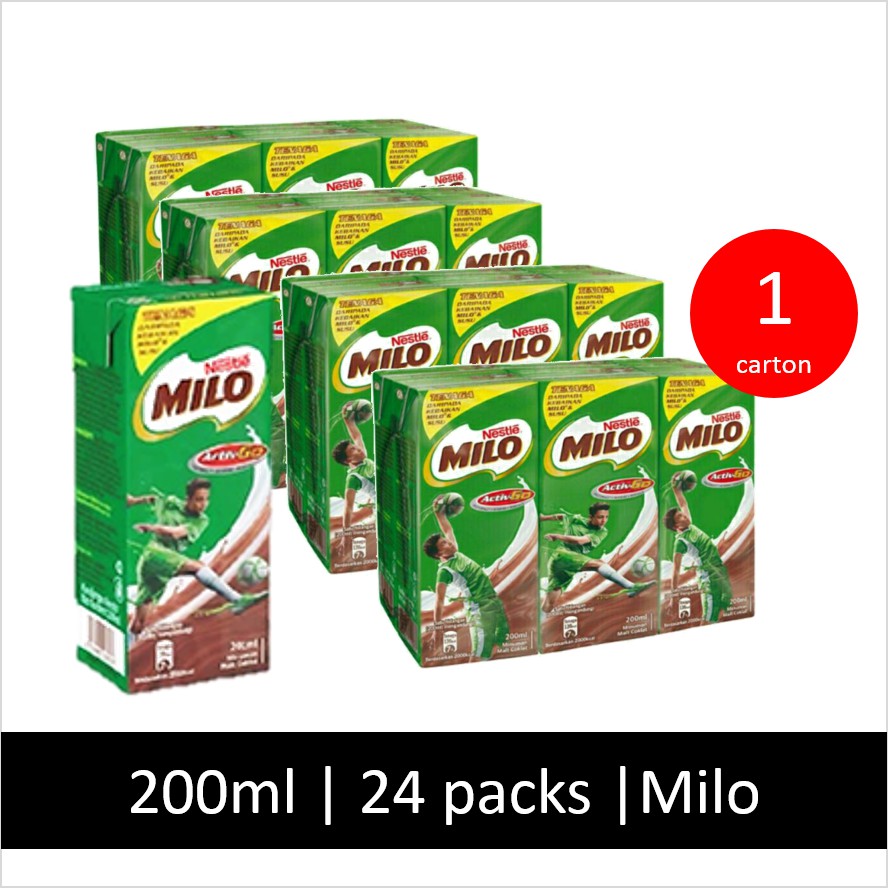 NESTLE Milo Uht 200ml x 24 packs [1 Carton] | Shopee Malaysia