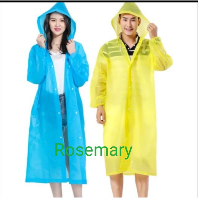 4 jenis ️EVA thick Lightweight Unisex ️Poncho disposable Baju hujan ...