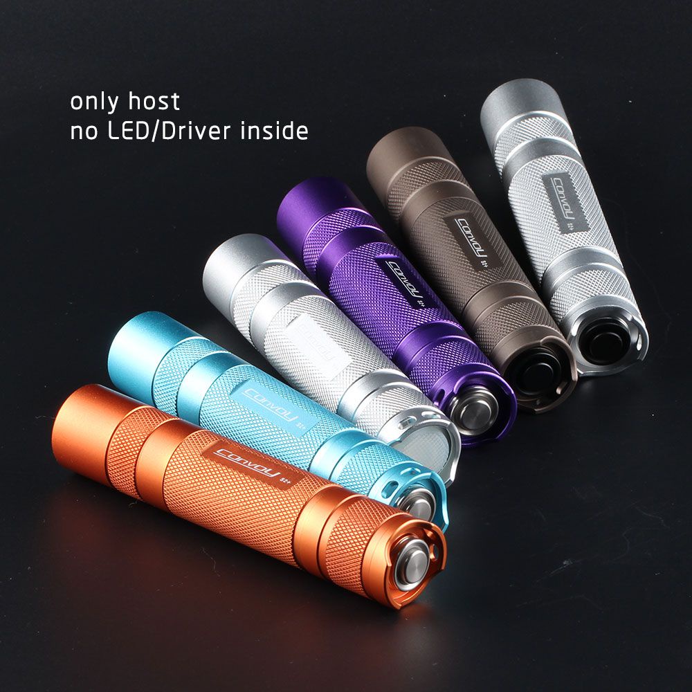Original Convoy S2+ Flashlight Host no LED And Driver Inside DIY ...