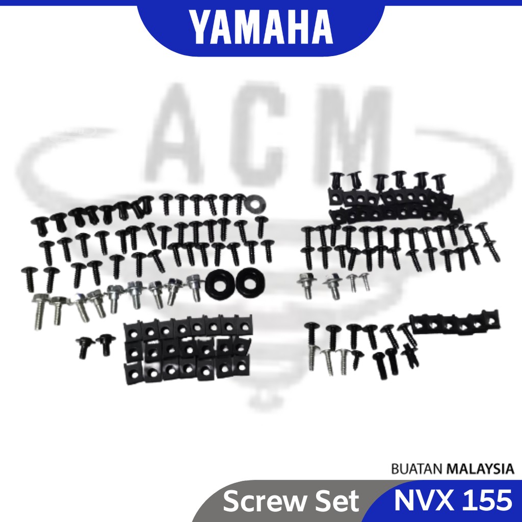 TUSHIMA YAMAHA Full Set Body Cover Screw Skru Nut Handle Body SS2 Y100 ...