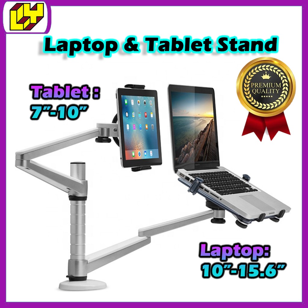 Laptop Tablet Holder Laptop +Tablet Laptop Mount Tablet + Monitor Mount ...