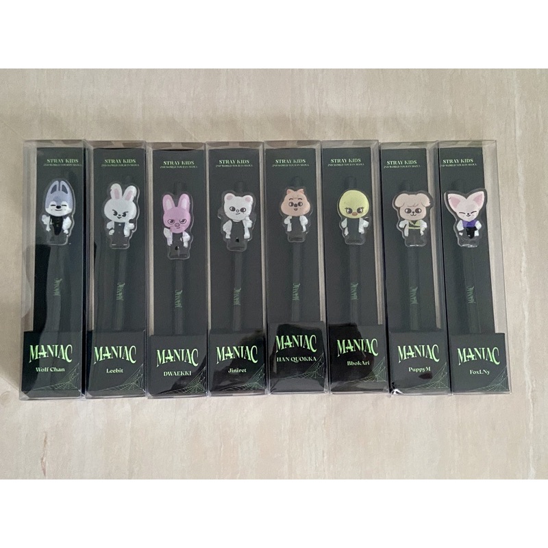 Genuine SKZOO Stray Kids character ballpoint pen - Maniac tour MD ...