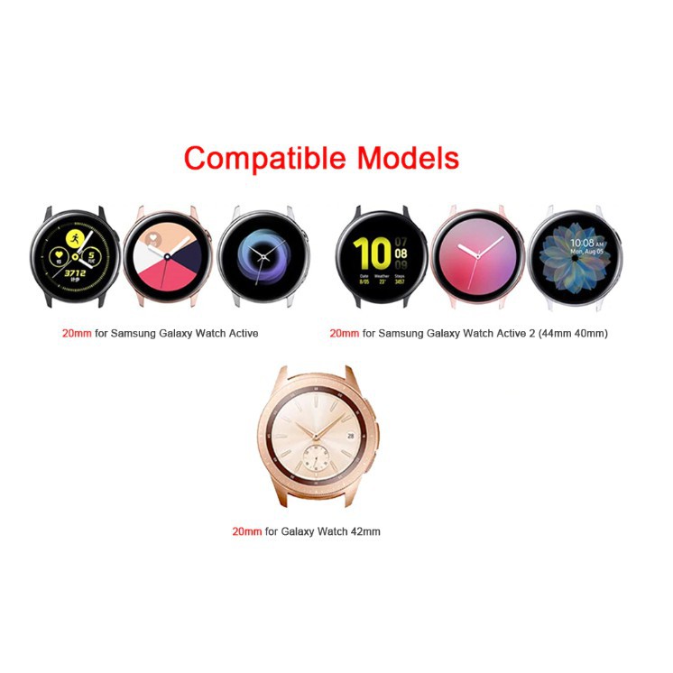 【READY STOCK】Samsung Galaxy Watch Active 1 2 40mm 42mm 44mm 46mm 20mm ...