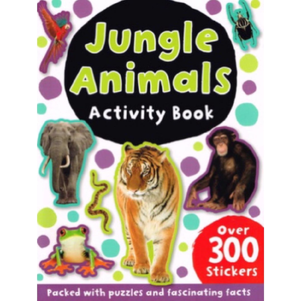 Jungle Animals Activity Book | Shopee Malaysia