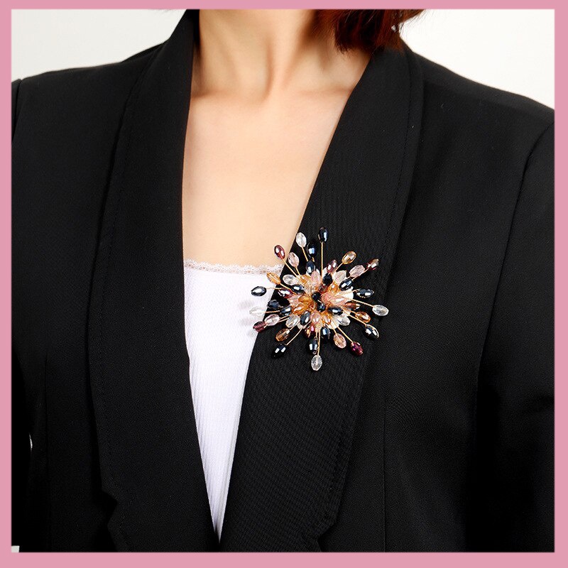 Elegant Luxury Imitation Pearl Rhinestone Brooch Female Fashion ...