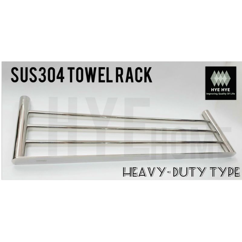 SUS304 HEAVY DUTY TOWEL RACK / RAK TUALA TEBAL | Shopee Malaysia