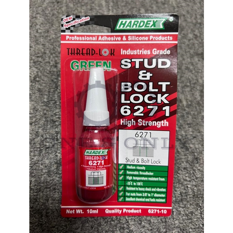 HARDEX STUD & BOLD THREAD LOCK 6271 - 10ML | Shopee Malaysia