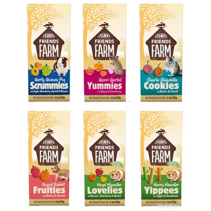 Supreme Tiny Friends Farm Snacks & Treats Hamster, Rabbit, Guinea Pigs ...