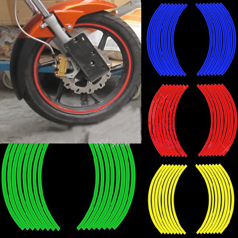 1 set Safety rim sticker reflection (high quality) fit for all car ...