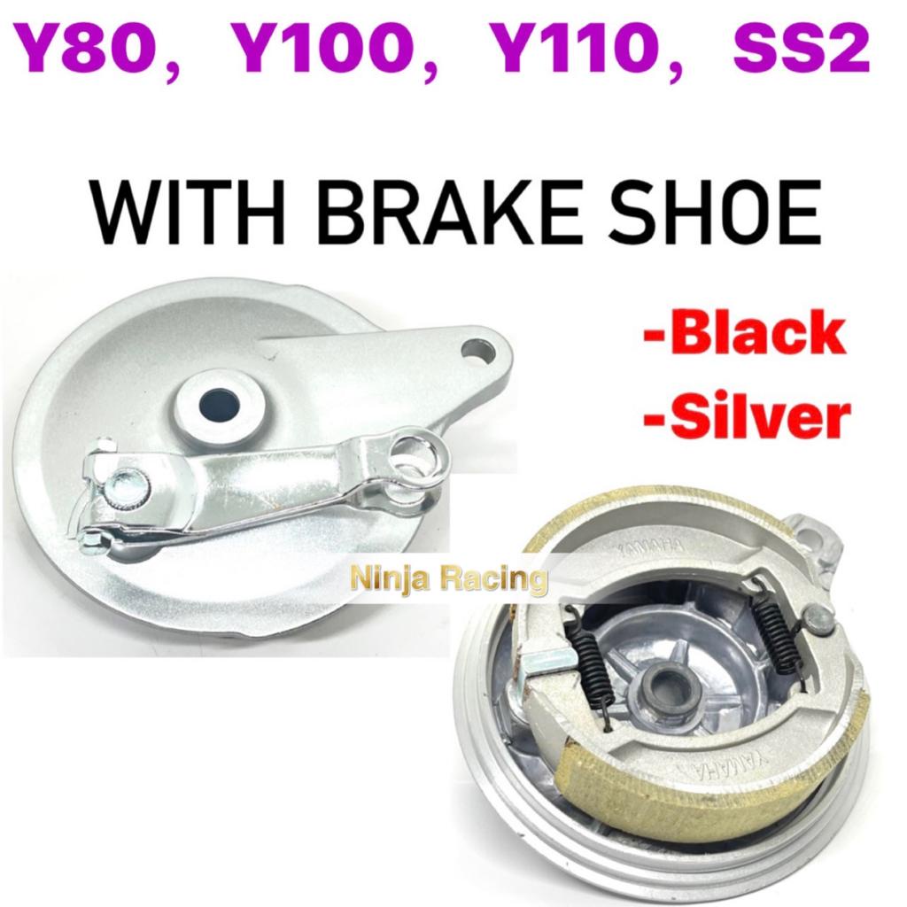 Y100 Y110 Y80 SS2 Rear Brake Hub Panel Set Hub Brek Cover Belakang Set ...