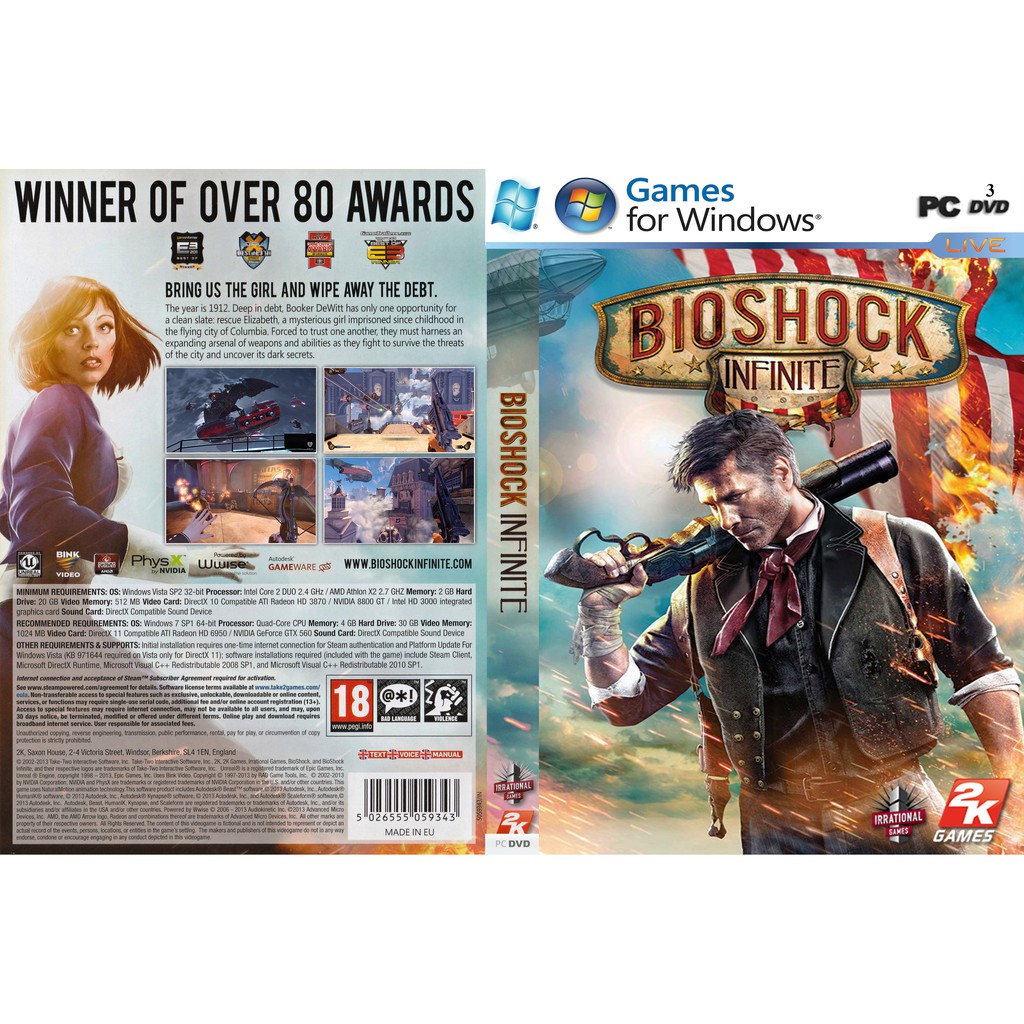 BioShock Infinite PC GAME [Offline INSTALLATION] | Shopee Malaysia