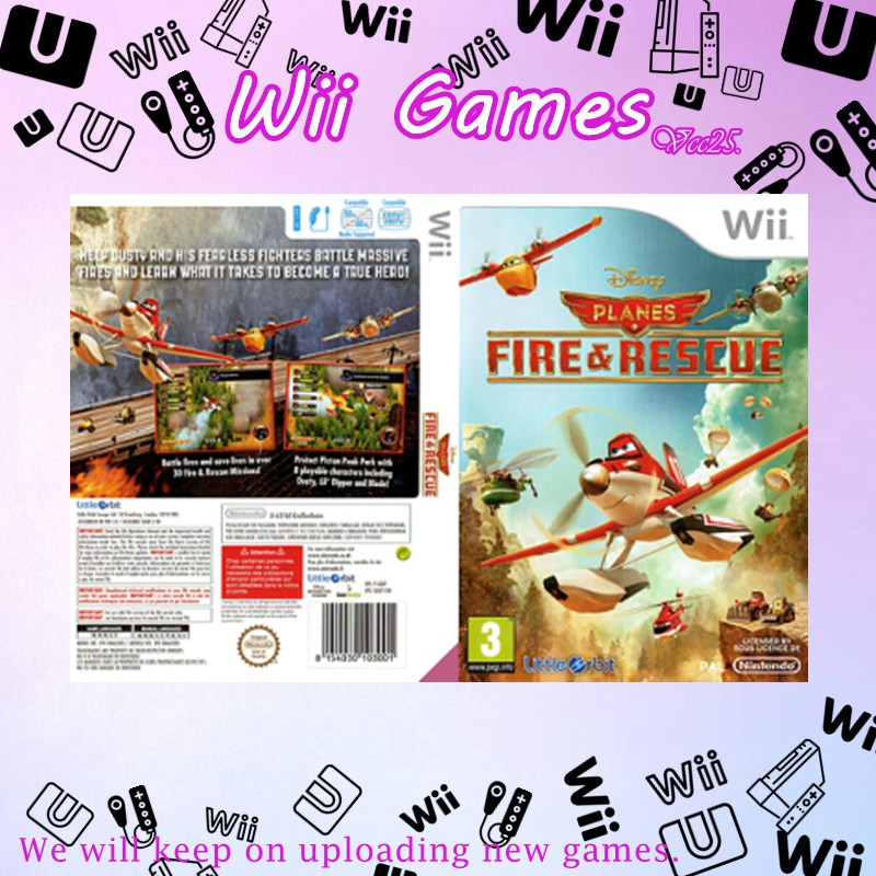 Wii DISC Disney Planes: Fire & Rescue Games [100% BRAND NEW] | Shopee ...