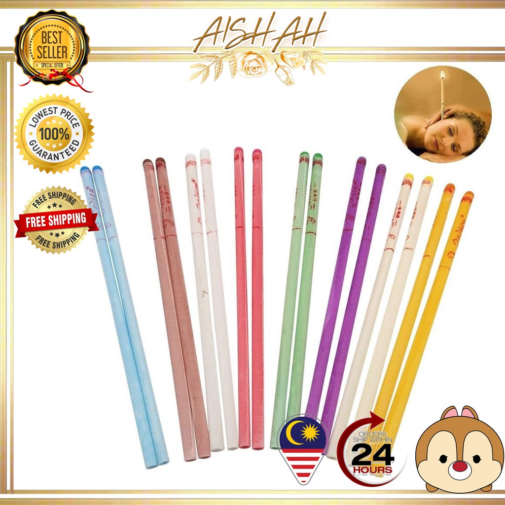 10 Pair Ear Candle Slim 10 对直筒耳烛 10 Pasang Lilin Resdung Telinga🔥🇲🇾 ...