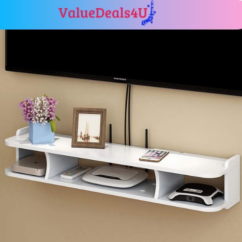 Wall Mounted TV Set Top Box ASTRO Decorder Shelf WIFI Router Rack Wall ...