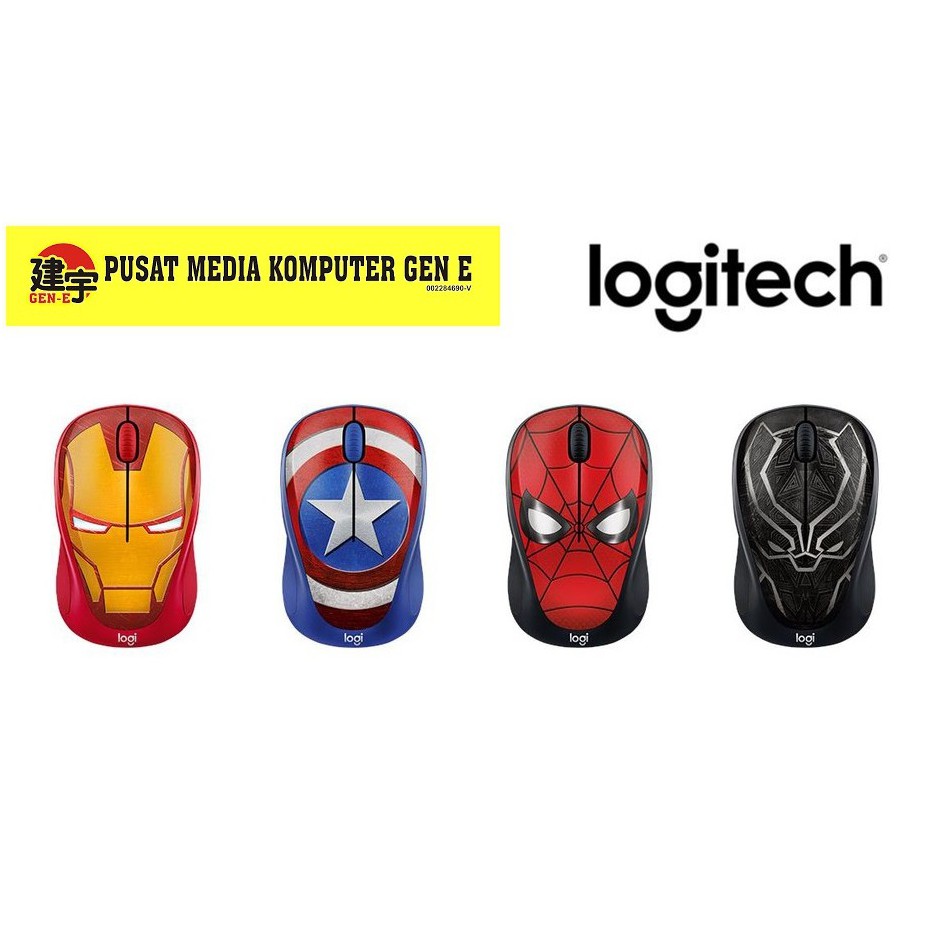 Logitech M238 Marvel Collection Wireless Mouse | Shopee Malaysia