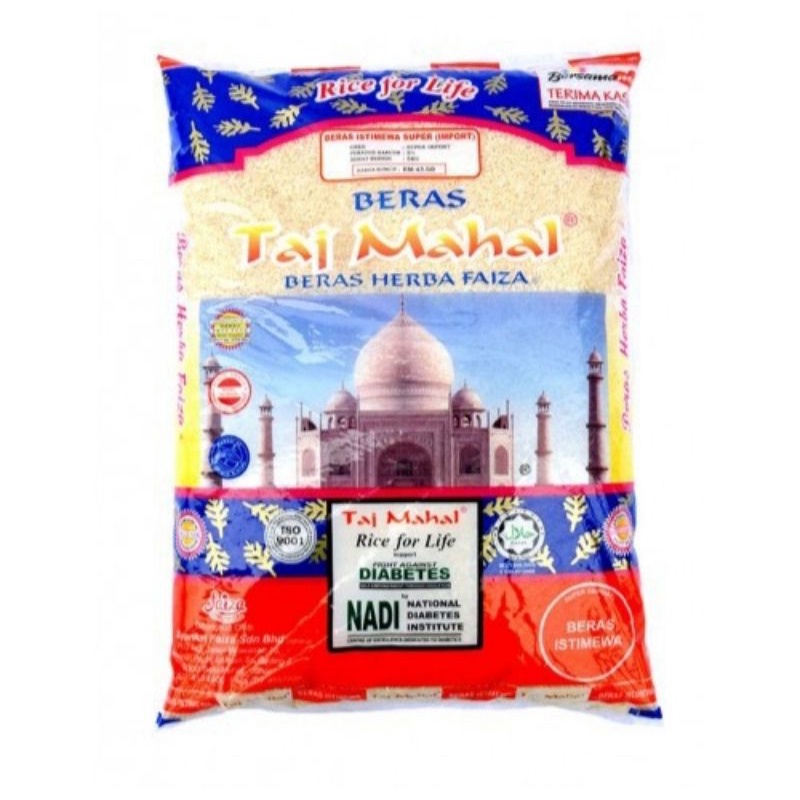 Faiza Beras Herba Taj Mahal 5kg | Shopee Malaysia