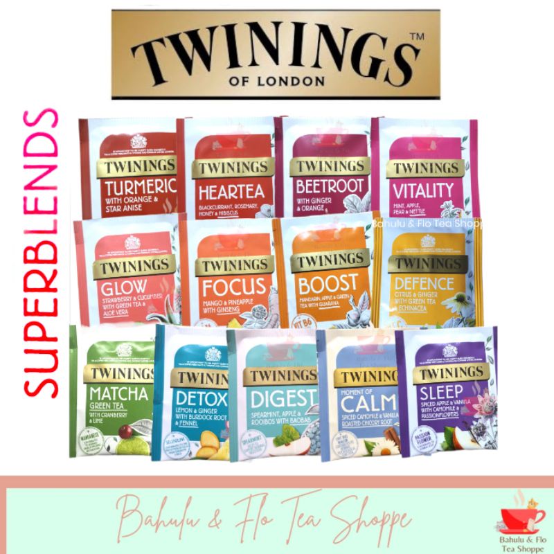 Twinings Tea-Superblends Series-Sleep, Calm, Heartea, Defence, Focus ...